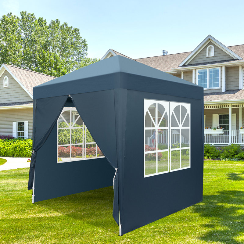 Outopee 6.5 Ft. W x 6.5 Ft. D Steel Pop-Up Party Tent Canopy & Reviews ...