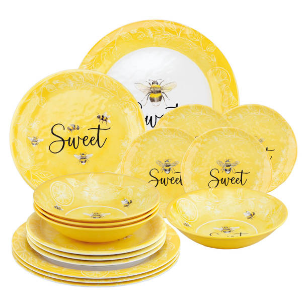 Certified International Bee Sweet 12 Pc Dinnerware Set & Reviews | Wayfair