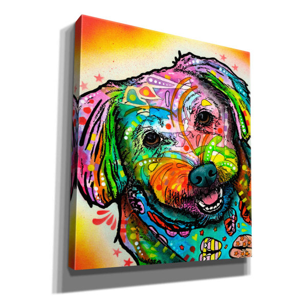 Red Barrel Studio® Epic Graffiti 'Daisy' By Dean Russo, Giclee Canvas ...