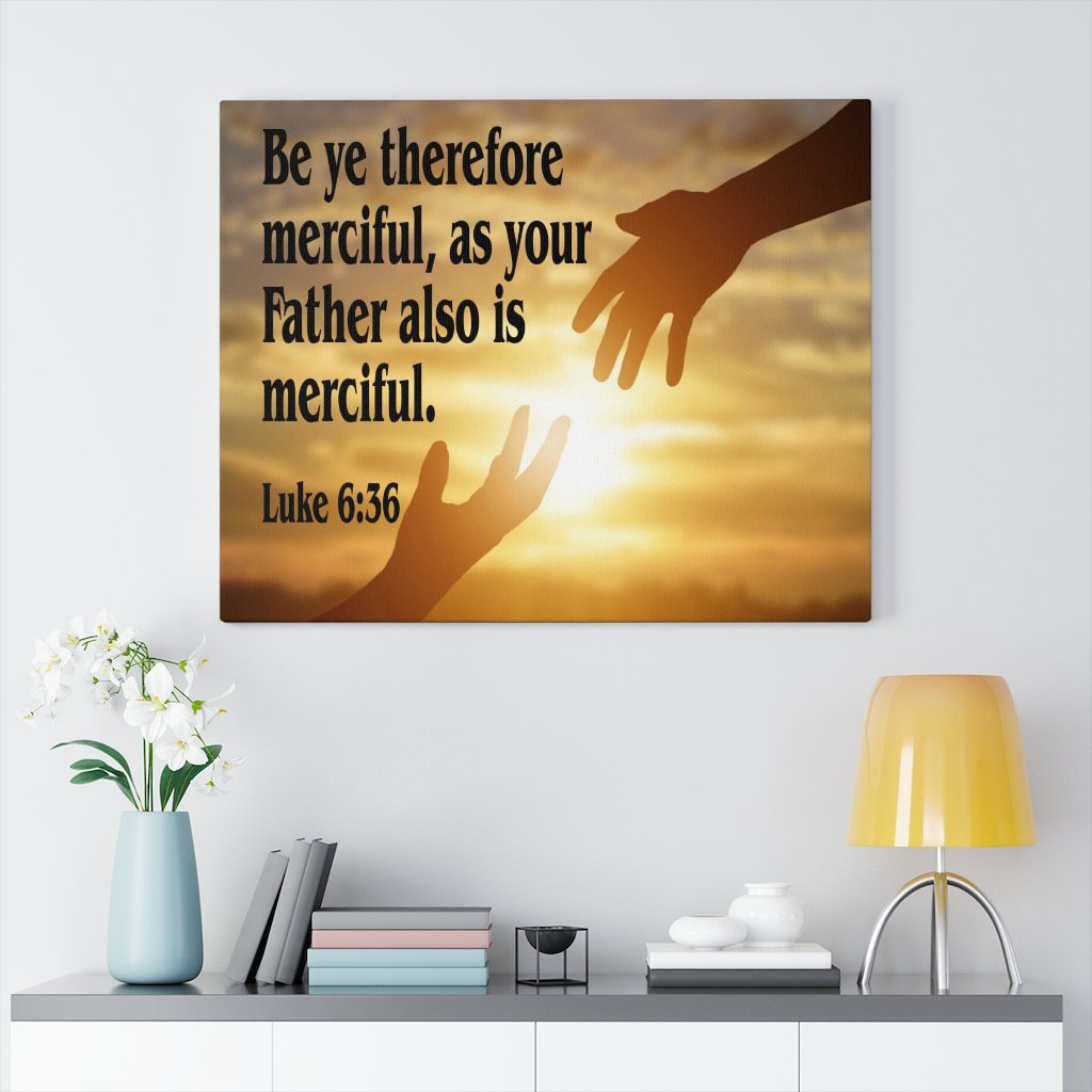 Express Your Love Gifts Merciful Father Luke 6:36 Christian Wall Art ...