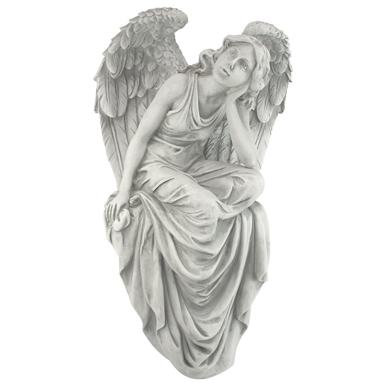 Design Toscano Resting Grace Sitting Angel Statue & Reviews | Wayfair.co.uk
