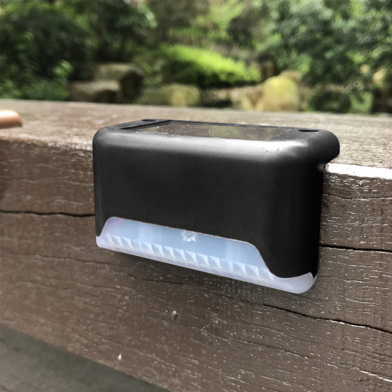 Aptoco Solar Powered Integrated LED Deck Light Pack Outdoor Waterproof ...