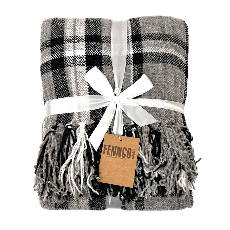 Fennco Styles Woven Throw Blanket | Wayfair
