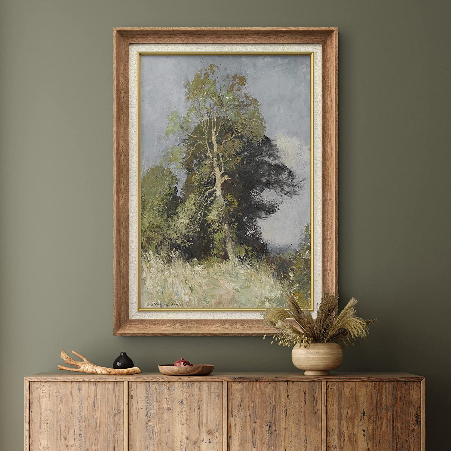 SIGNLEADER Premium Frame Art The Ash Tree By Master Artist Edward Seago ...