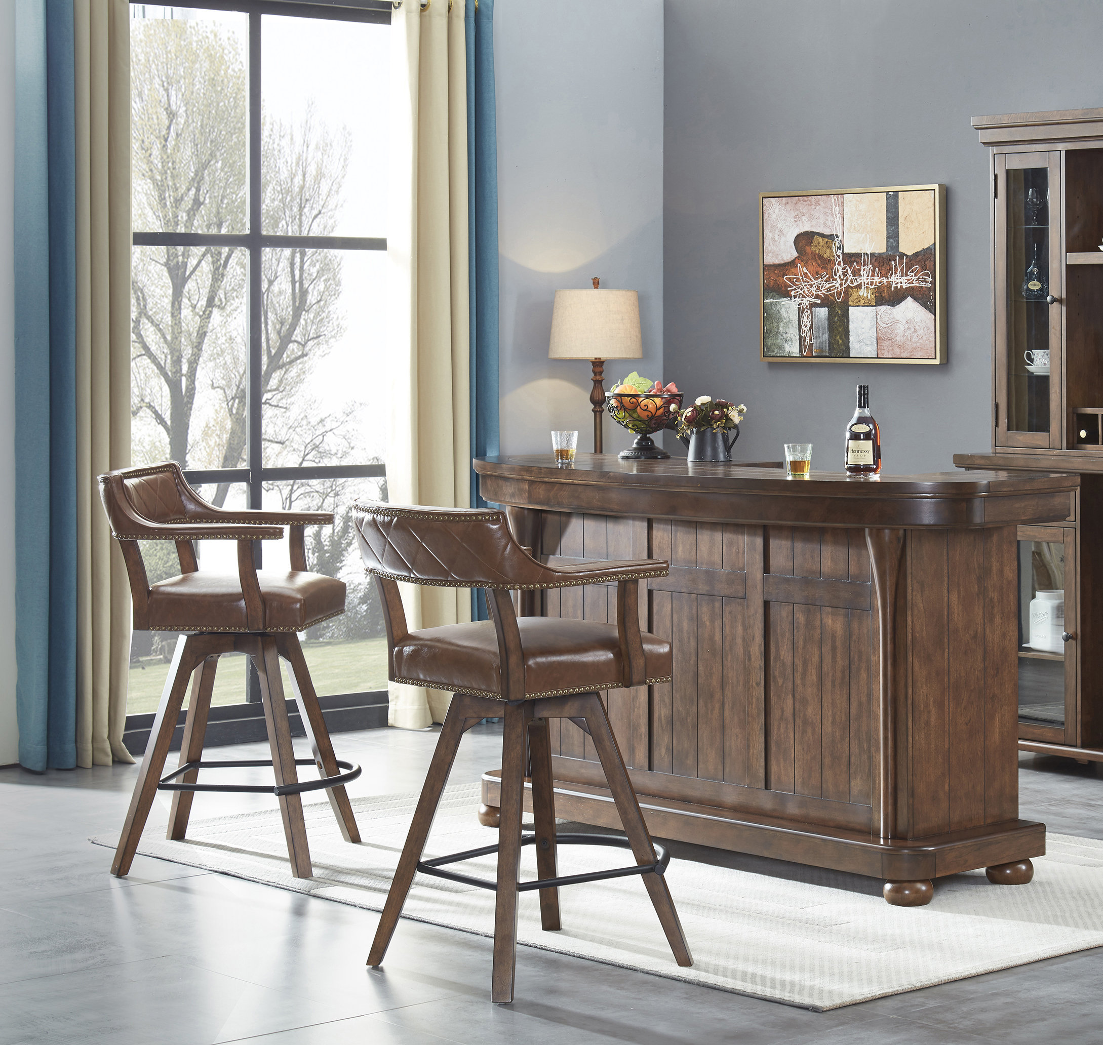 Loon Peak® Deluxe Home Bar Set | Wayfair