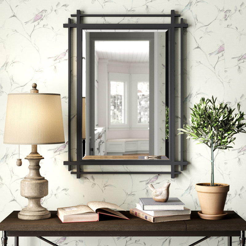 Birch Lane™ Josie Rectangle Metal Wall Mirror & Reviews | Wayfair