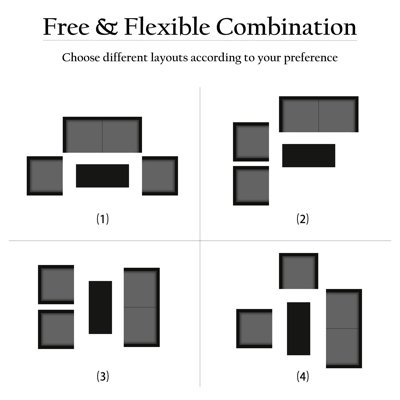 Red Barrel Studio® 4 - Person Outdoor Seating Group with Cushions | Wayfair