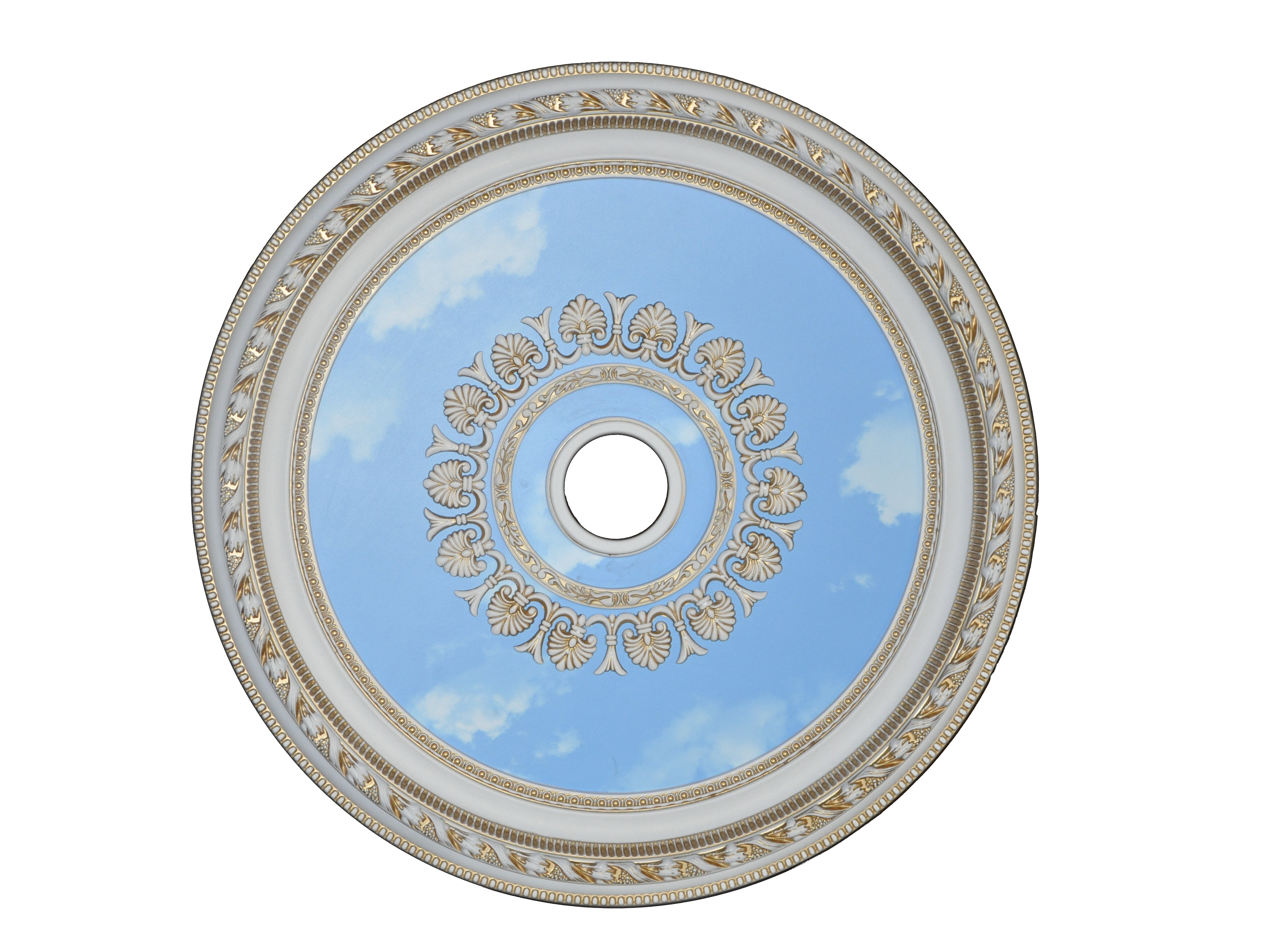 Artistry Lighting Round Ceiling Medallion | Wayfair