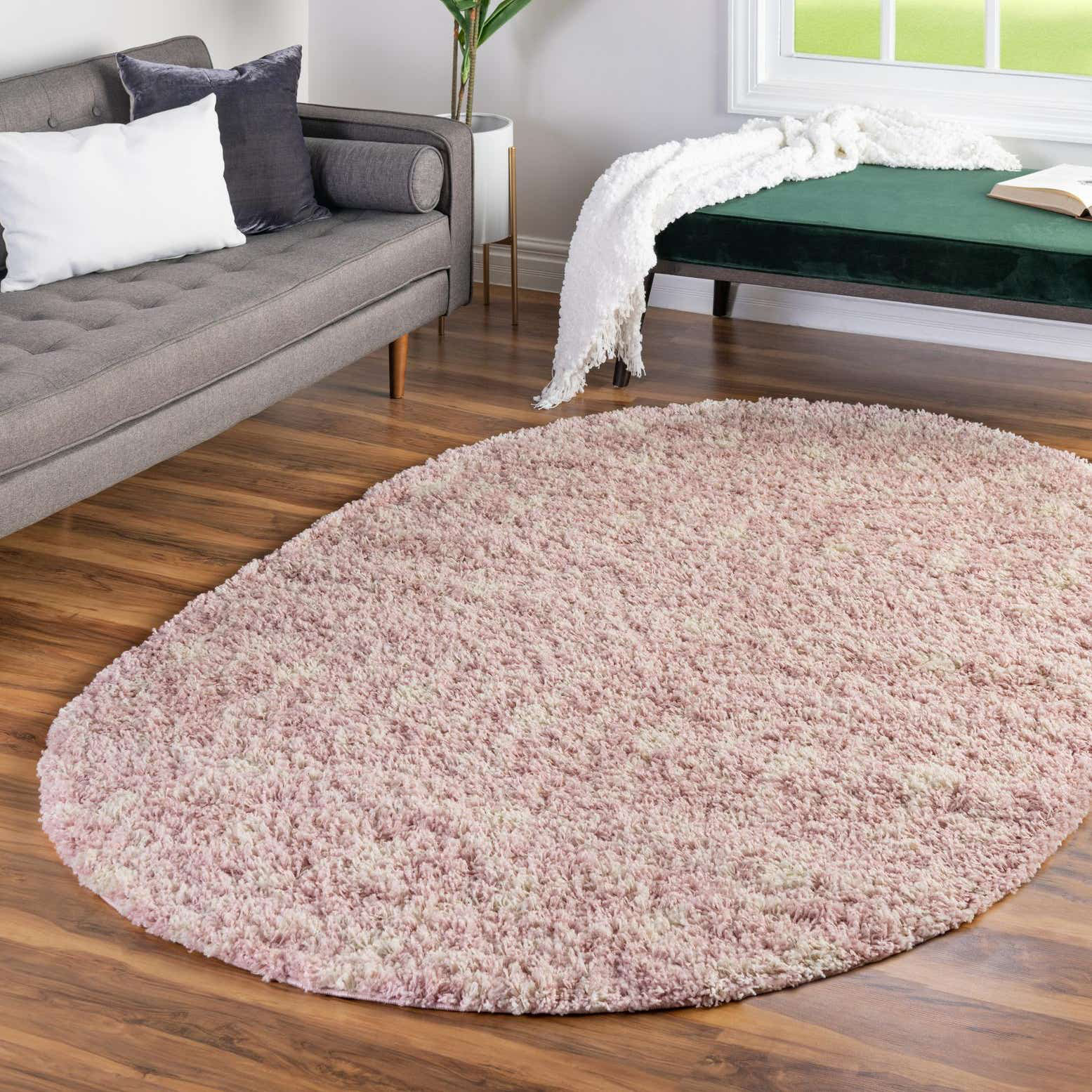 Langley Street Griego Performance Light Pink Rug & Reviews | Wayfair
