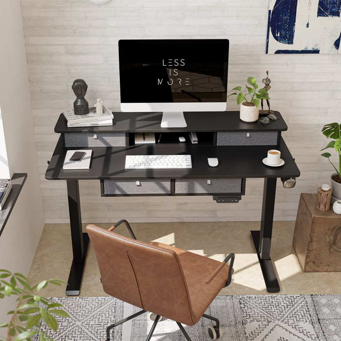 Inbox Zero Euri Desk & Reviews | Wayfair