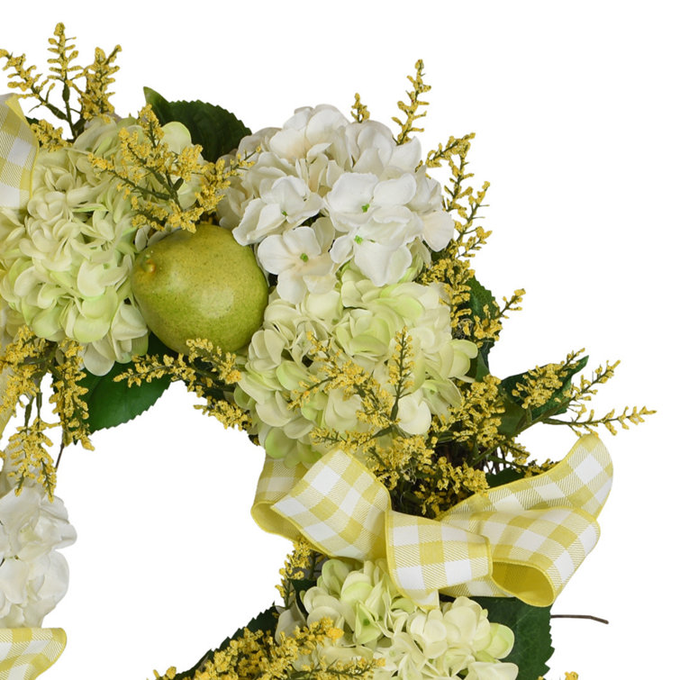 The Holiday Aisle® Handcrafted Faux Heather 27'' Wreath | Wayfair