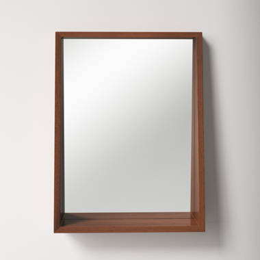 Dandre 16'' Modern Brass Wooden Shelf | AllModern