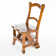 Natur Pur Accent Solid Wood Ladder Back Dining Chair & Reviews ...