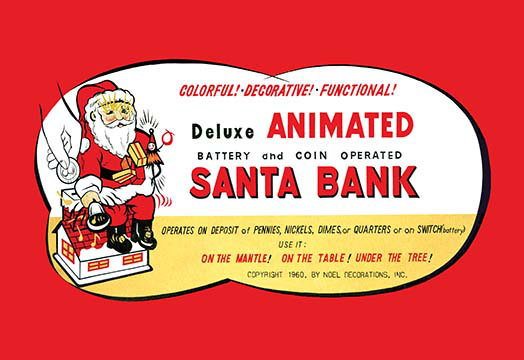Buyenlarge Animated Santa Bank - Advertisements | Wayfair