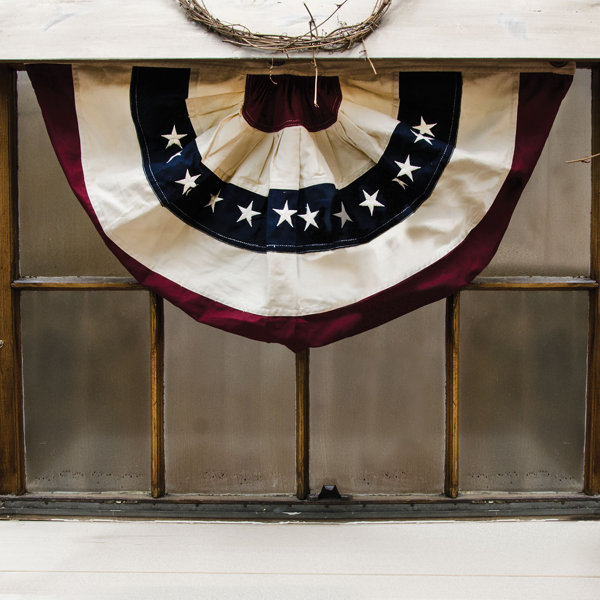 August Grove® 30" Natural Flag Bunting | Wayfair