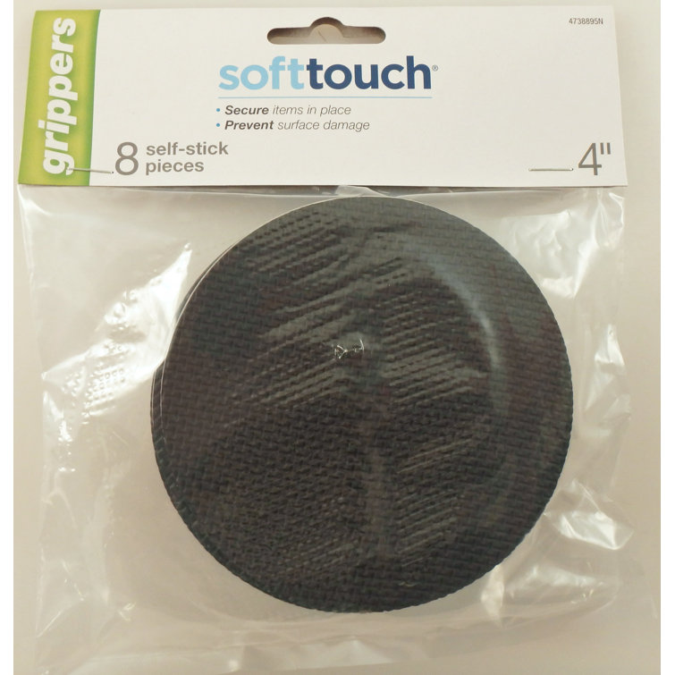 Softtouch 8 Pack Round Self-Stick Gripper Pads | Wayfair