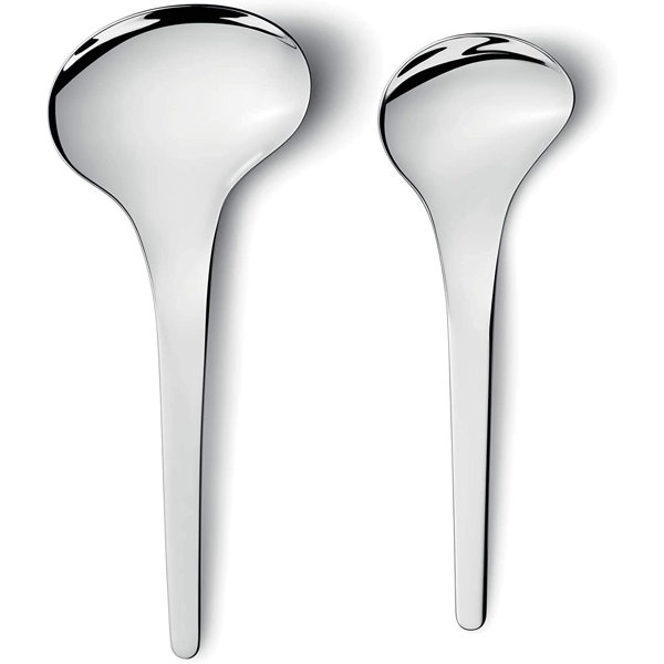 Ebern Designs Elmae Bloom Serving Spoons, Service For 2 | Wayfair.co.uk