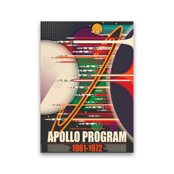 Maturi Apollo Program - Graphic Art Print on Paper | Wayfair.co.uk