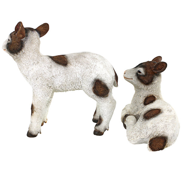 Design Toscano Set Of Romeo And Juliet Goat Statues & Reviews | Wayfair