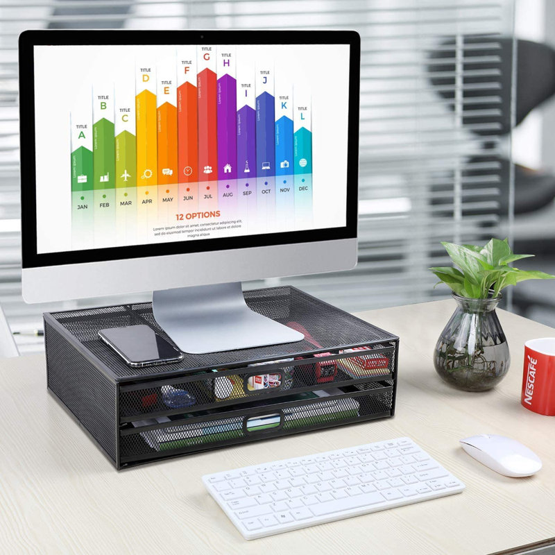 Inbox Zero Monitor Stand & Reviews | Wayfair