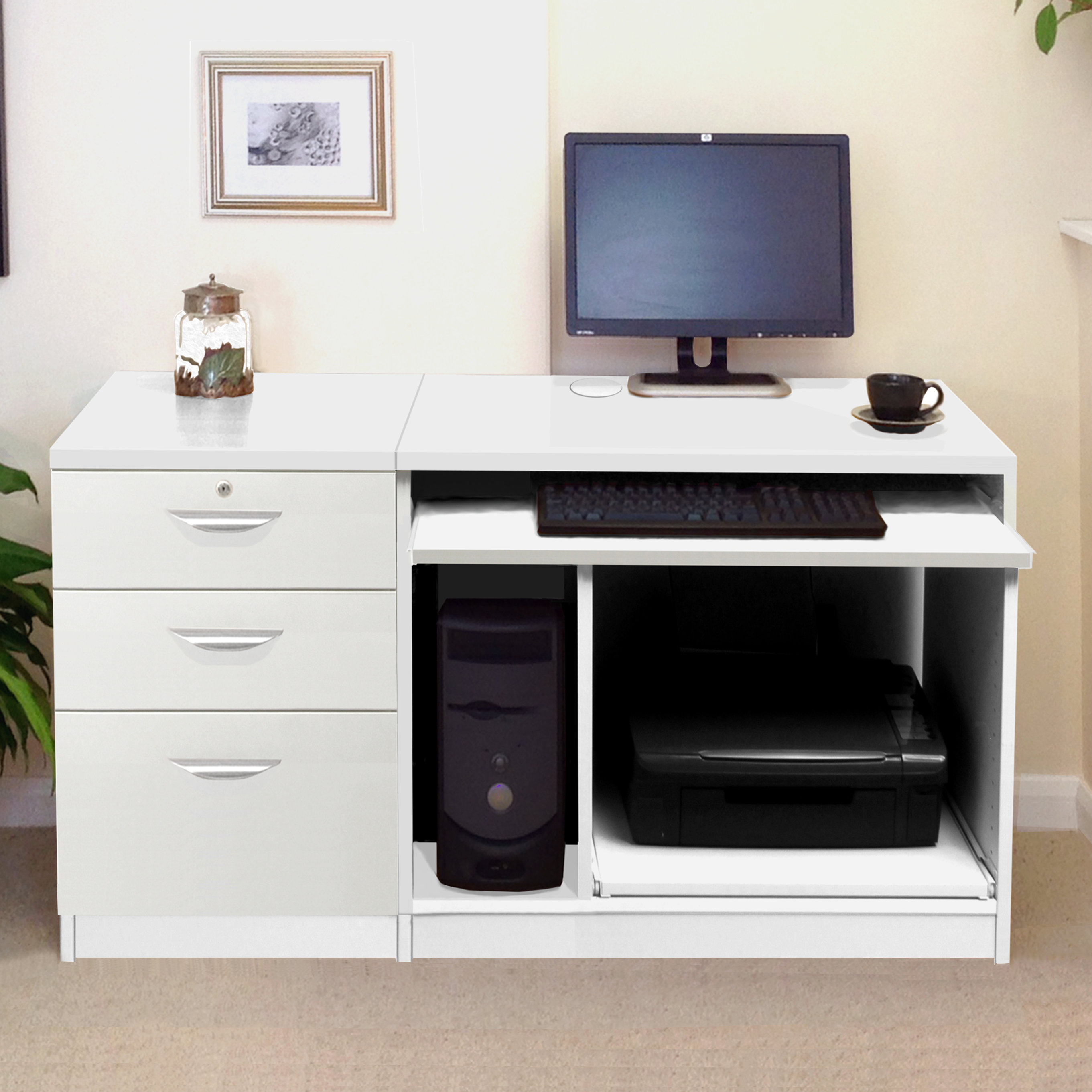 Ebern Designs Walshaw Computer Desk & Reviews | Wayfair.co.uk