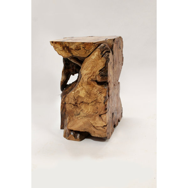 Canyon Woodworking 22'' Tall Solid Wood Tree Stump End Table | Wayfair