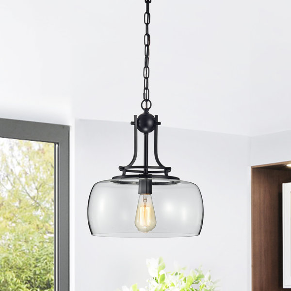 Longshore Tides Angie 1 - Light Single Bulb Pendant & Reviews | Wayfair