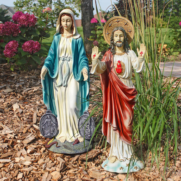 Design Toscano Jesus The Good Shepherd Garden Statue & Reviews | Wayfair