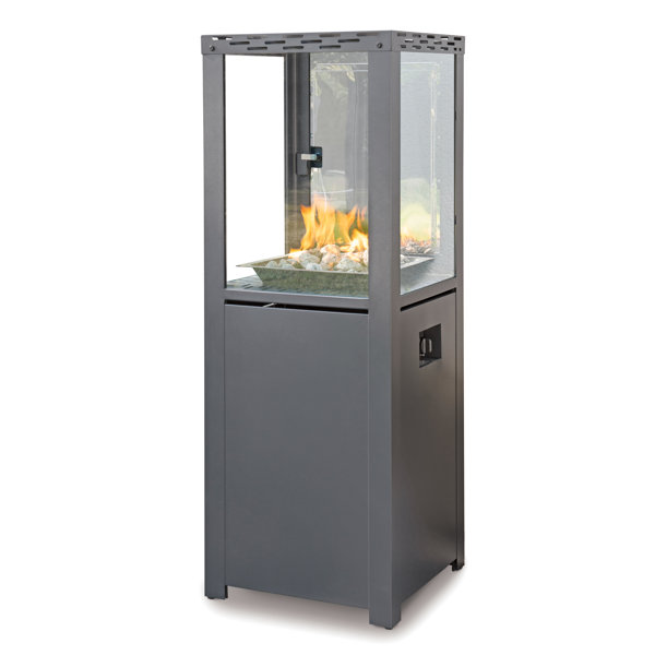 Kalos by Kettler 145Cm H x 52Cm W Aluminum Propane Outdoor Fire Column ...