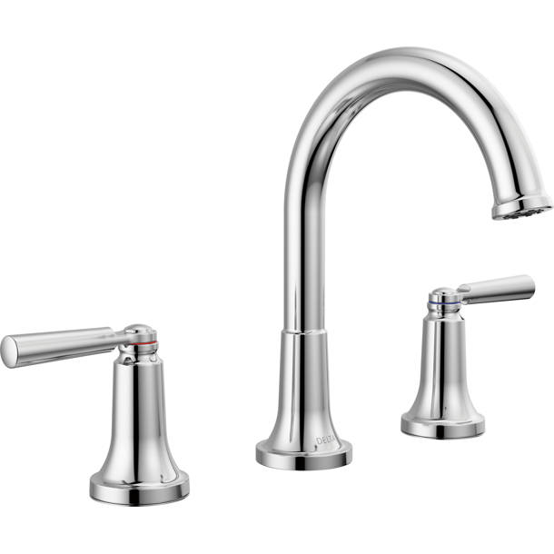 Delta SAYLOR™ Two Handle Tract-Pack Centerset Bathroom Faucet | Wayfair