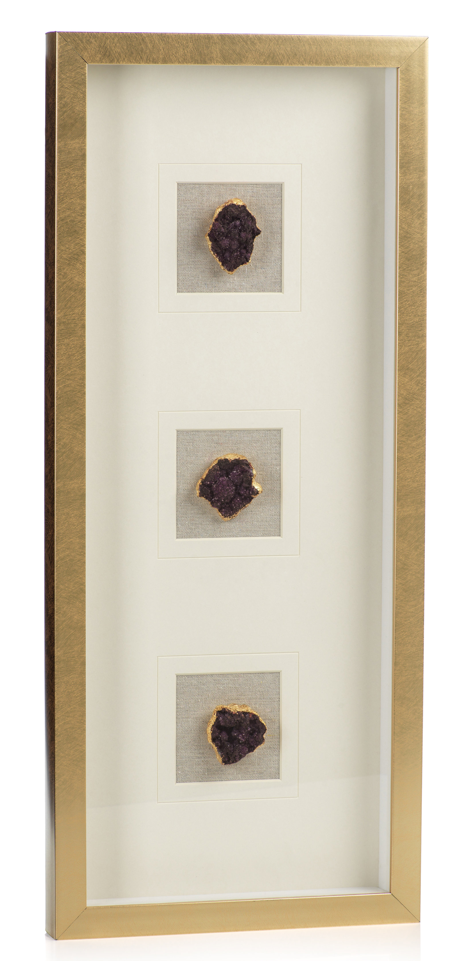 Everly Quinn Amethyst Crystal Wall Décor | Wayfair