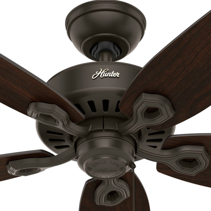 Hunter Fan 52" Builder Elite 5 - Blade Outdoor Standard Ceiling Fan ...