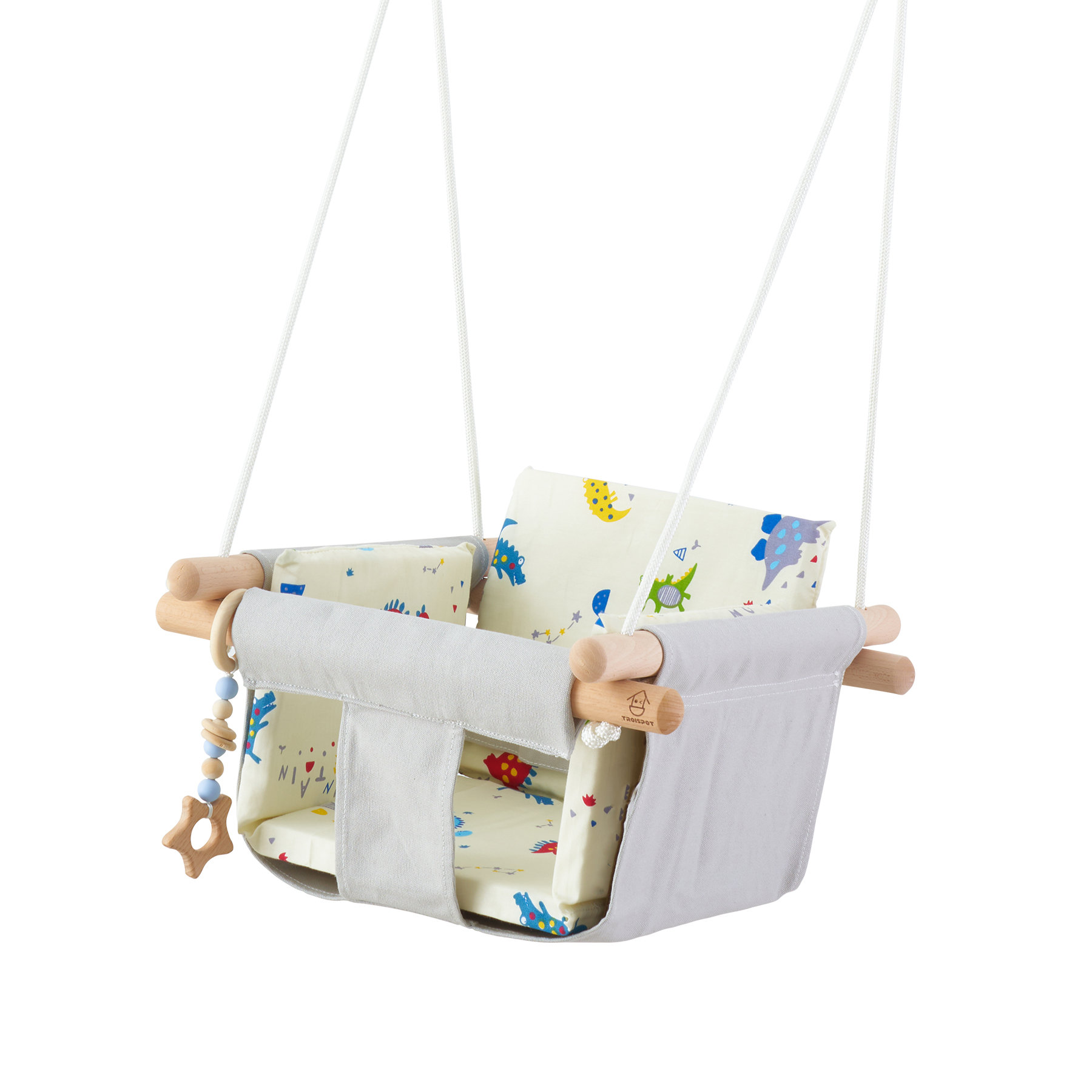 Arlmont & Co. Morgandy Canvas Swing Chair | Wayfair