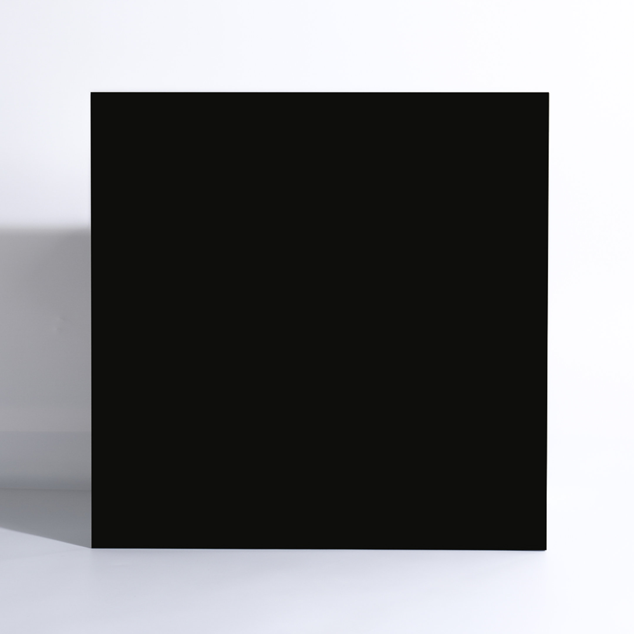 Qube Tiles Nano Absolute Black 24" x 24" Polished Porcelain Floor Tile ...