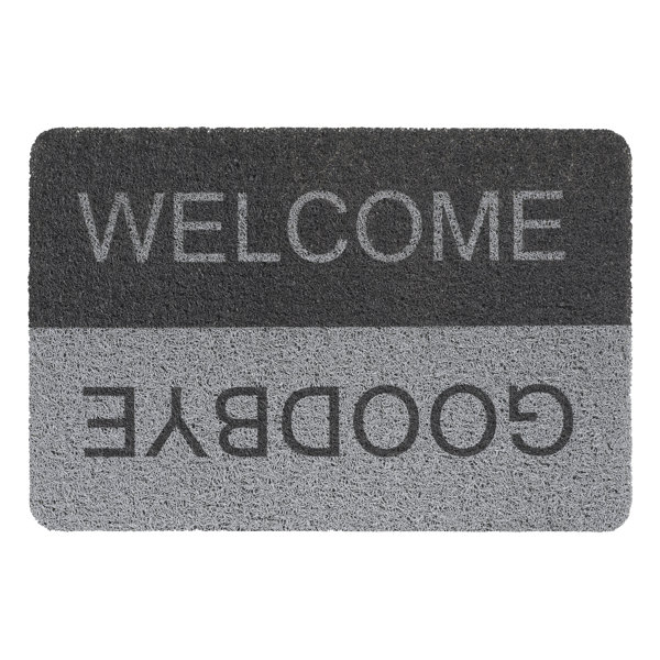Maturi Emely Print Welcome/Goodbye Doormat & Reviews | Wayfair.co.uk