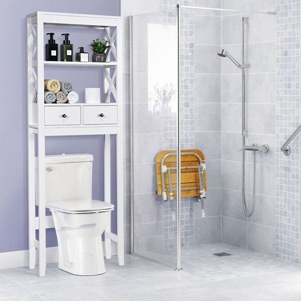 17 Stories Kamorion 60Cm W x 165Cm H x 20Cm D over the Toilet | Wayfair ...