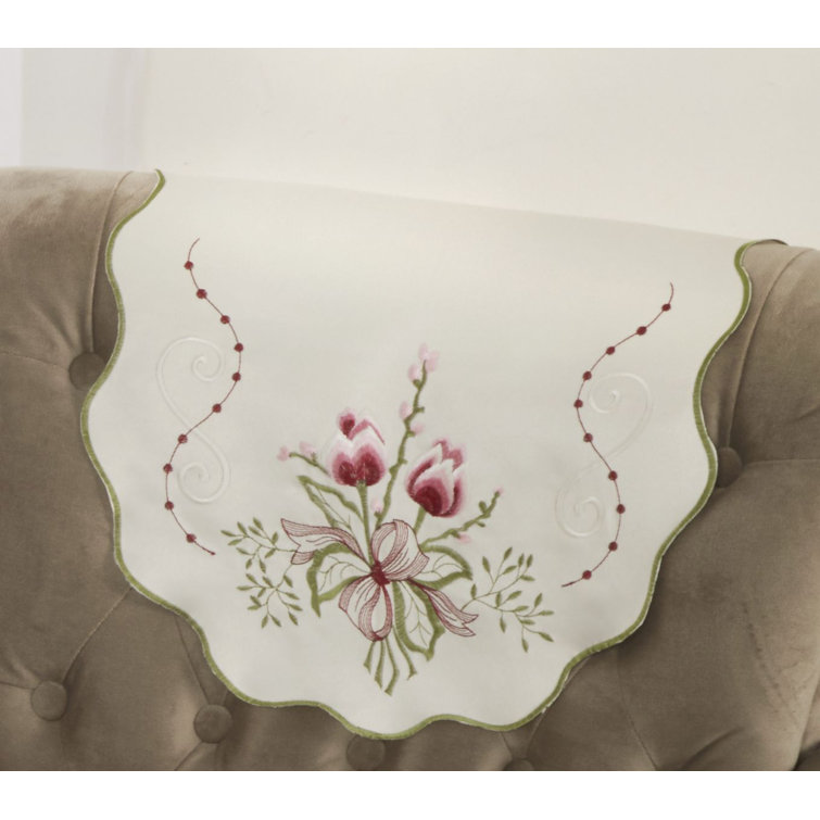 Lily Manor Tulip Round Floral Table Topper | Wayfair.co.uk