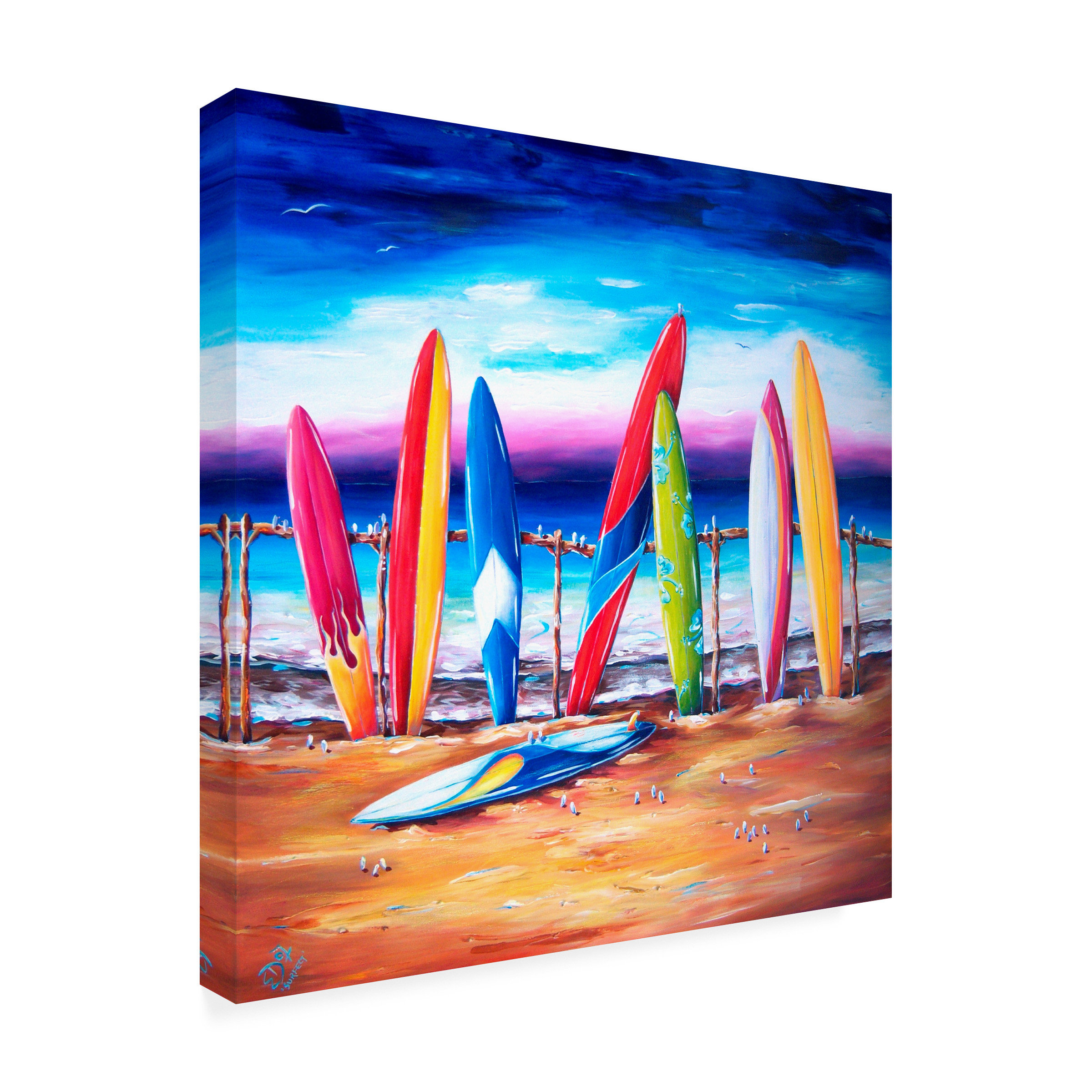 Dovecove Deborah Broughton Bunce Outdoor Canvas | Wayfair