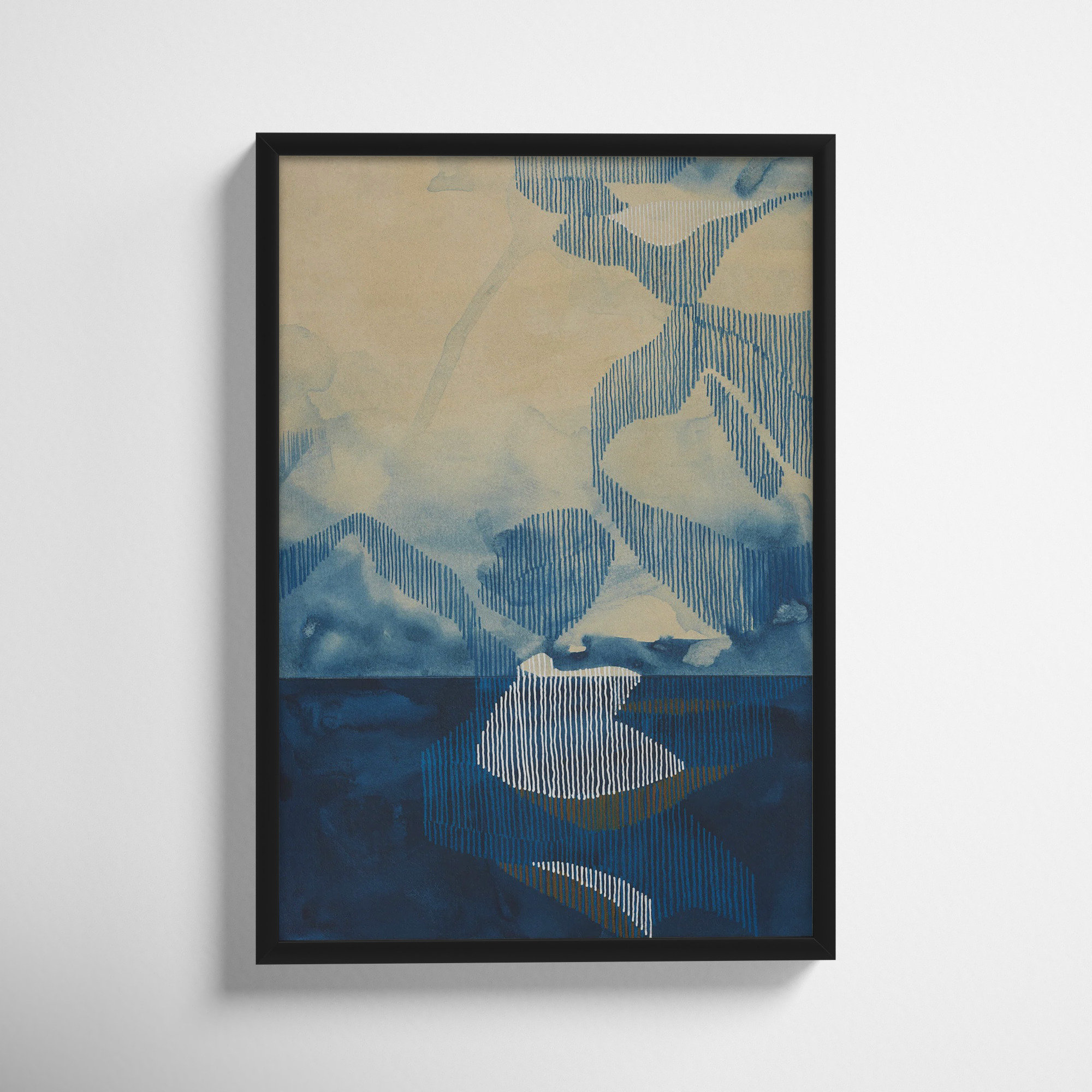 Joss & Main Far North 1 Framed On Paper by Jacques Pilon Painting | Wayfair