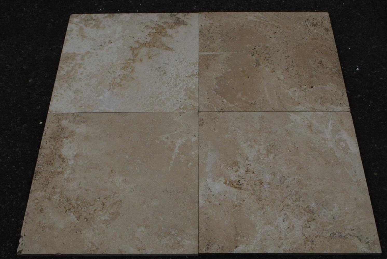 Stone & Tile Shoppe, Inc. Saturnia 18" x 18" Travertine Stone Look Wall ...