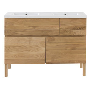 Tikamoon Easy 1220Mm Free-standing Bathroom Vanity with Ceramic Vanity ...