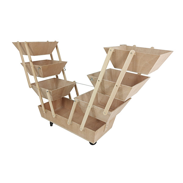 FixtureDisplays Clam Shell Expandable Retain Bin Plywood Point Of ...