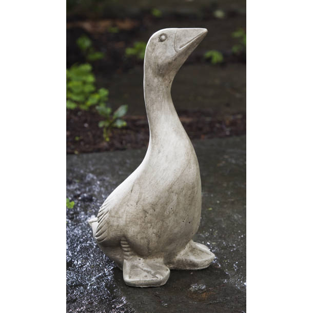 Arlmont & Co. Keylli Patriotic Goose Garden Statue | Wayfair