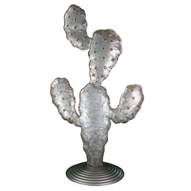 Williston Forge Bedfordshire Metal Cactus Sculpture & Reviews | Wayfair