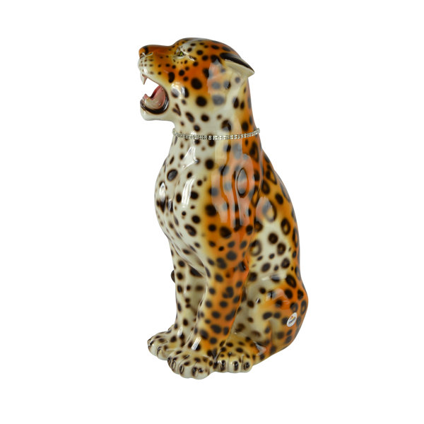 Three Star Leopard Statue | Wayfair