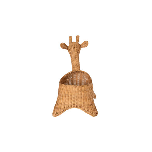 Bayou Breeze Quamba Giraffe Wicker Basket & Reviews | Wayfair