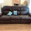 Wade Logan® Mccubbin 83'' Vegan Leather Reclining Sofa & Reviews | Wayfair