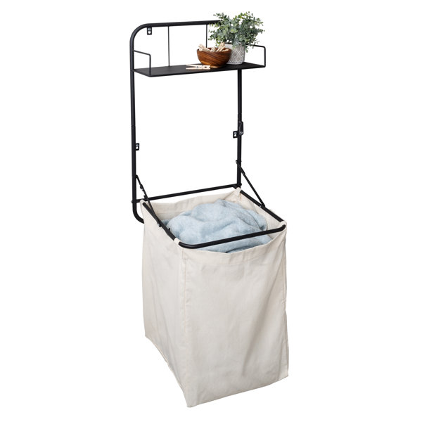Rebrilliant Collapsible Wall-Mounted Hamper | Wayfair