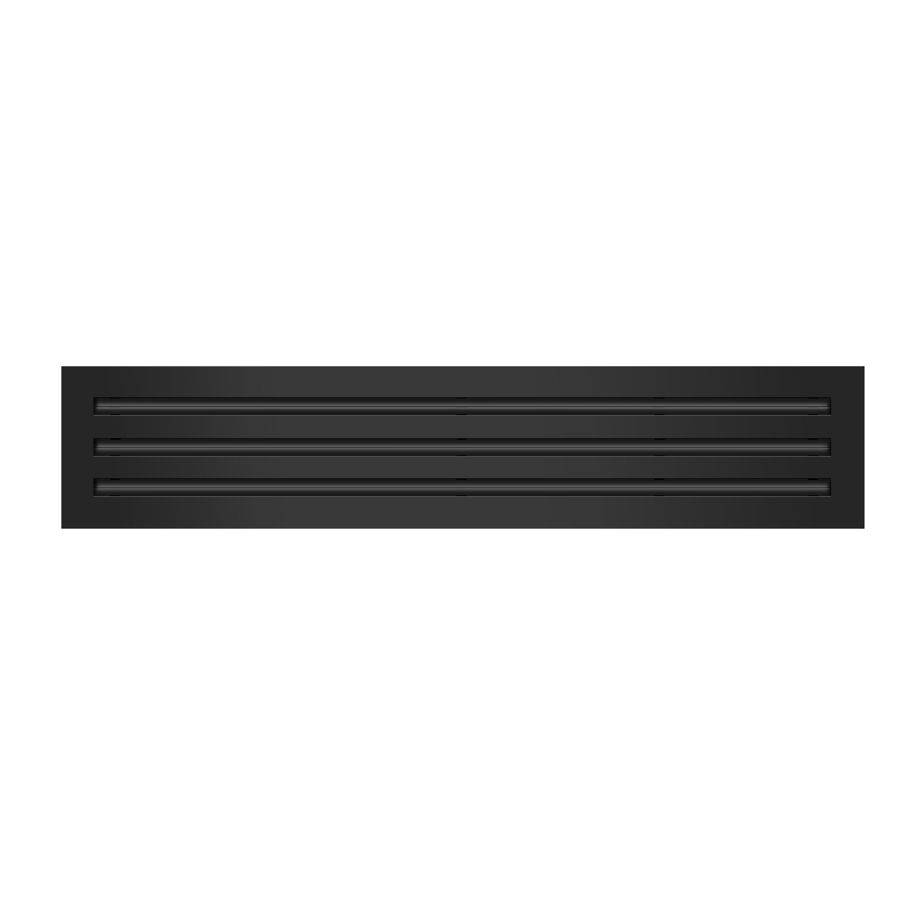 Texas Buildmart BUILDMART - 30x6 Black Modern AC Vent Cover - Standard ...