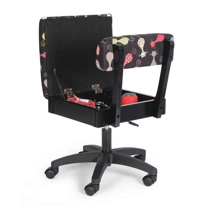 Arrow Sewing Adjustable Height Hydraulic Sewing & Craft Chair with ...